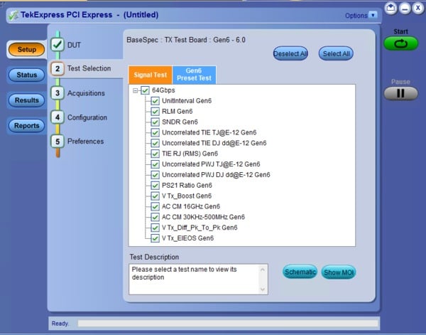 PCI Express® Transmitter Compliance/Debug Solution | Tektronix