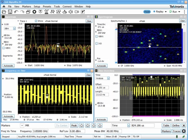Vector and RF Suite of Signal Analysis Software for PC | Tektronix