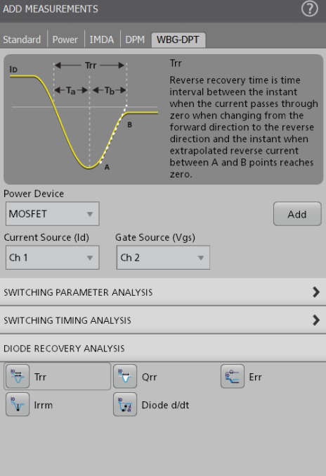 Wide Bandgap – Double Pulse Test Analysis | Tektronix
