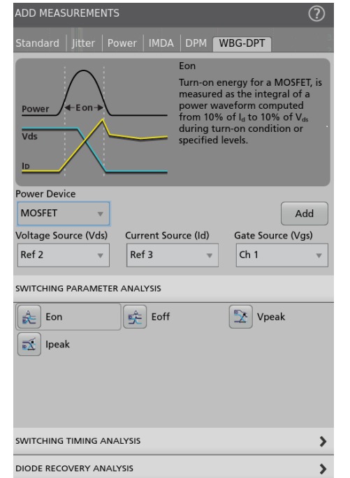 Wide Bandgap – Double Pulse Test Analysis | Tektronix