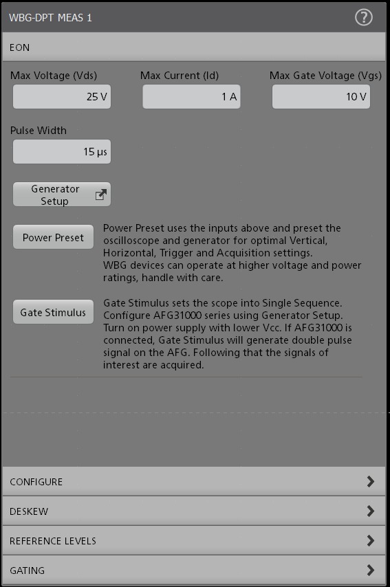 Wide Bandgap – Double Pulse Test Analysis | Tektronix