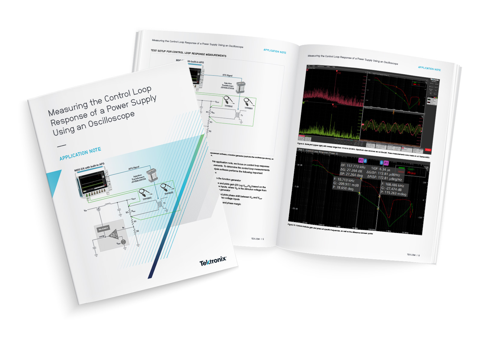 Measuring The Control Loop Response Of A Power Supply Using An Oscilloscope Tektronix