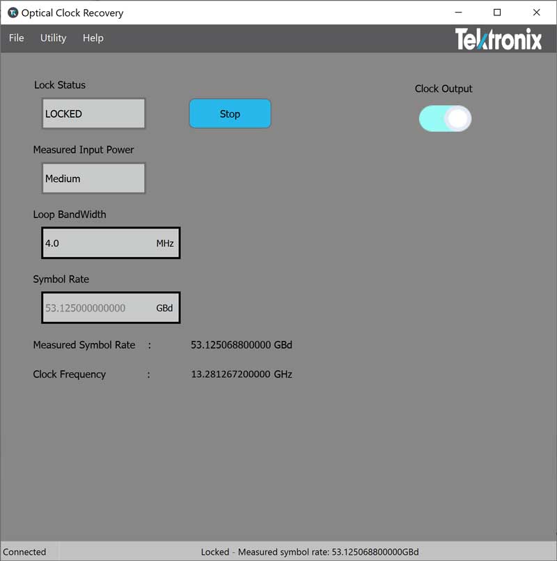 8 Series Optical Clock Recovery | Tektronix