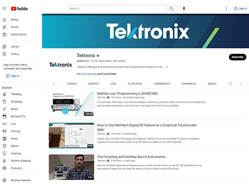 TSP for Test Automation | Tektronix