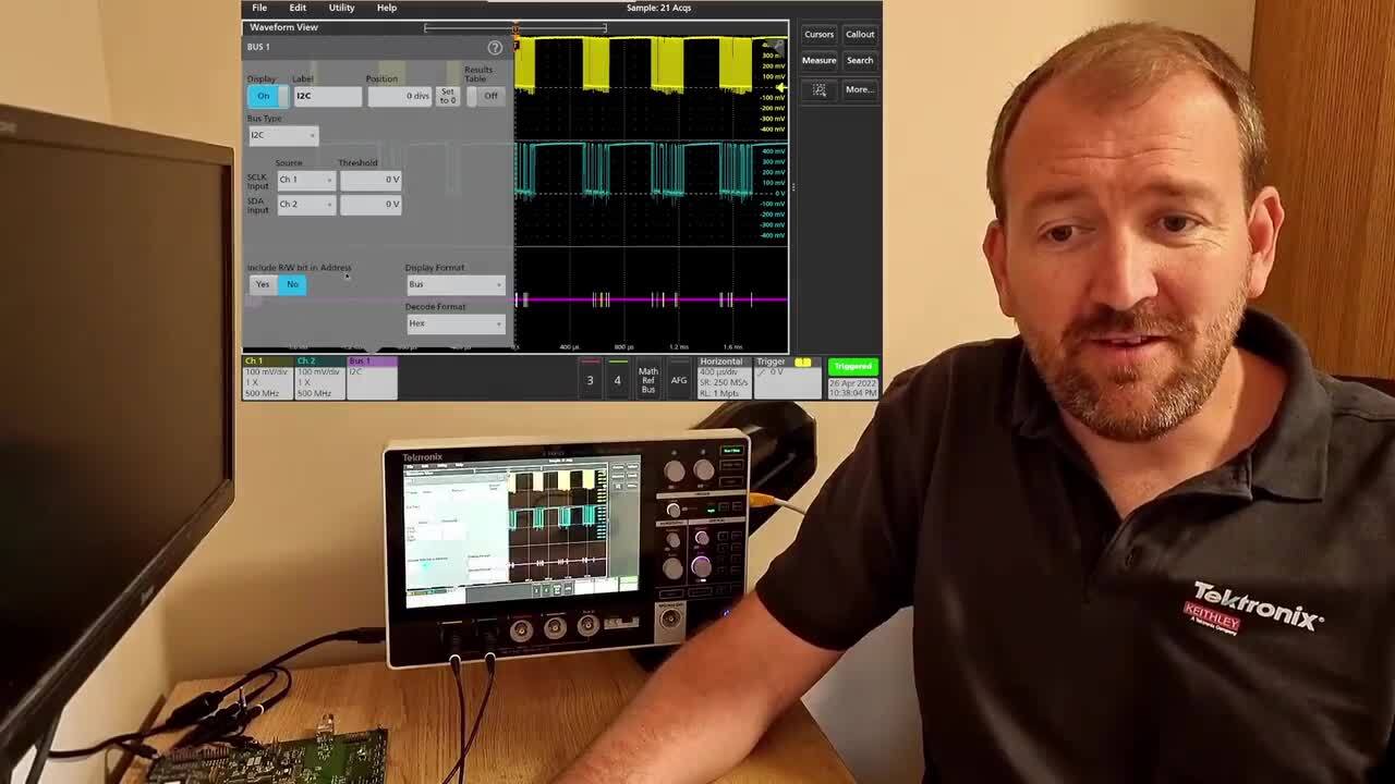 2 Series MSO - i2C Serial Decode | Tektronix