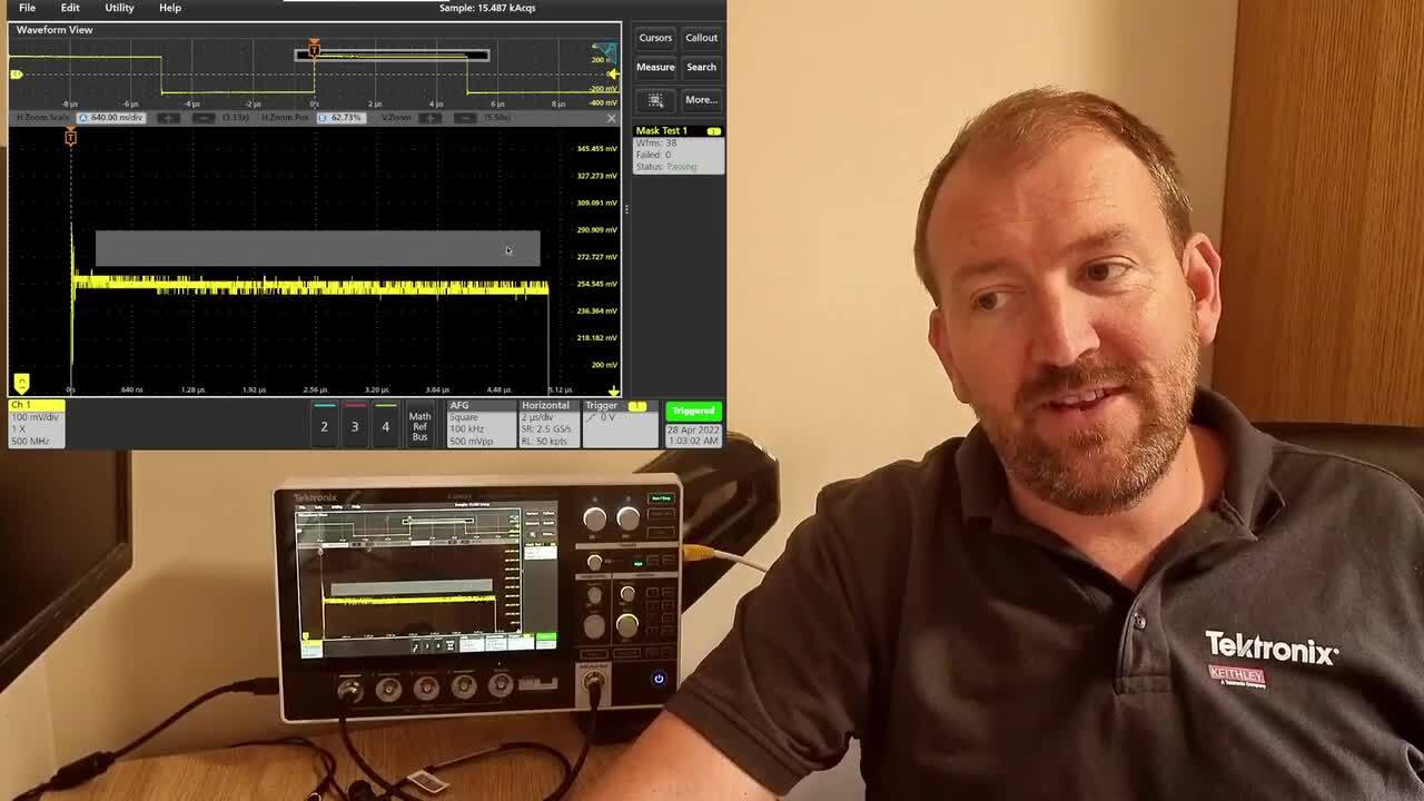 2 Series MSO - Mask Testing | Tektronix