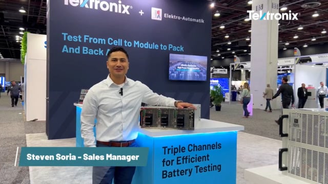 2024 Battery Show High Power Power Supply | Tektronix