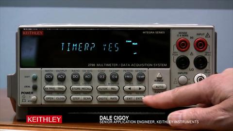 Advanced scans using Keithleys Series 2700 Multimeter Data Acquisition ...
