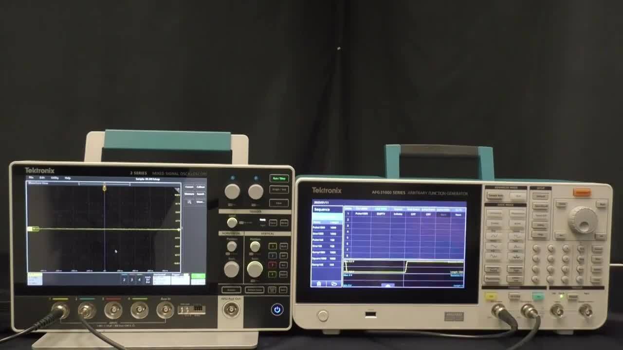 AFG31000 Series - How to Use Sequence Mode | Tektronix