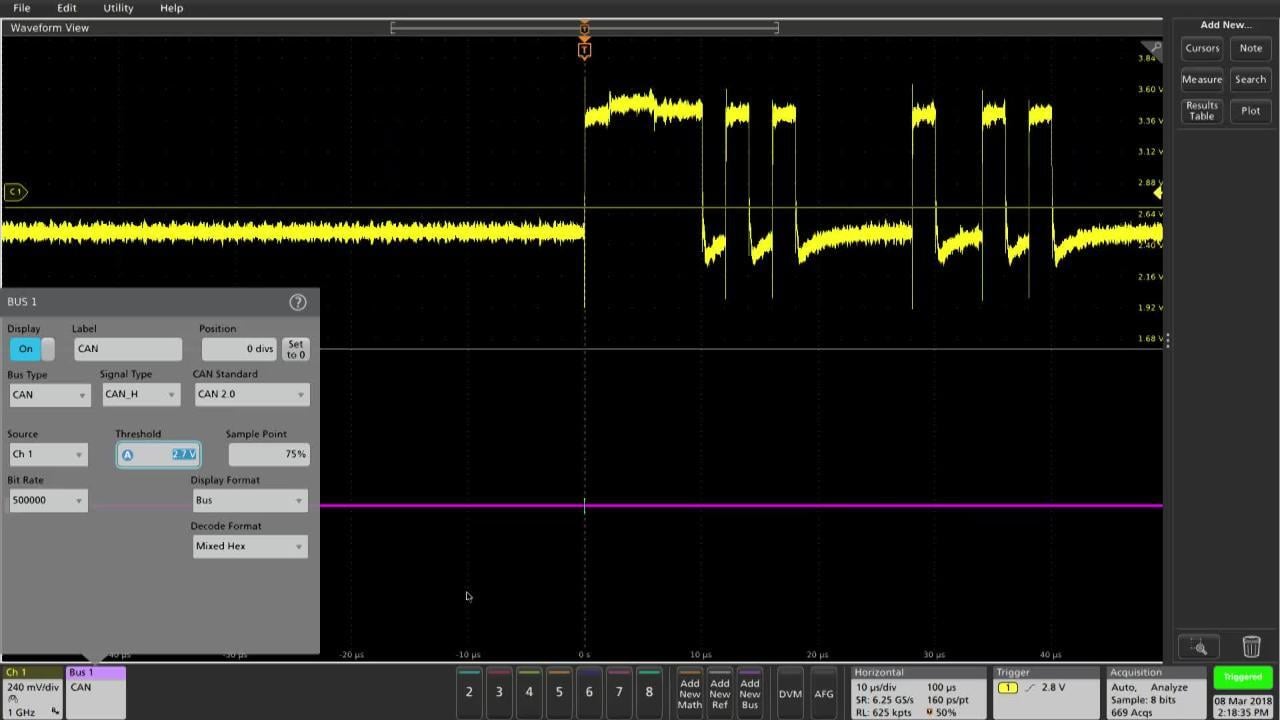 CAN Bus Decode and Trigger on the 5 Series MSO | Tektronix