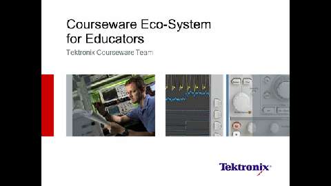 Courseware Eco-System for Educators | Tektronix