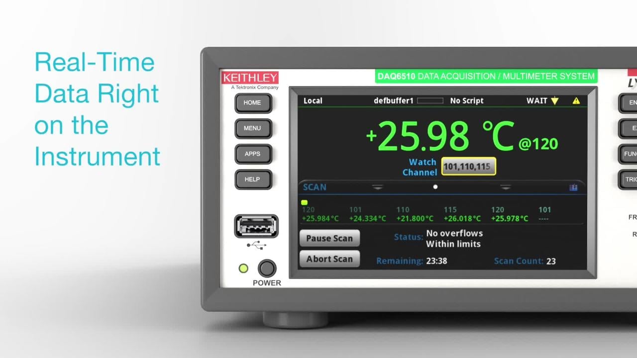 DAQ6510 Technical Video | Tektronix