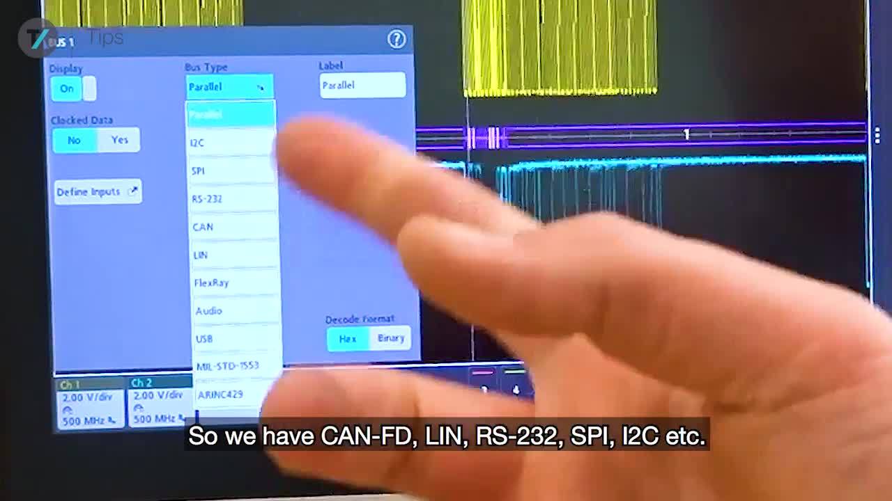 Decoding I2C Serial Bus on the 3 Series MDO | Tektronix