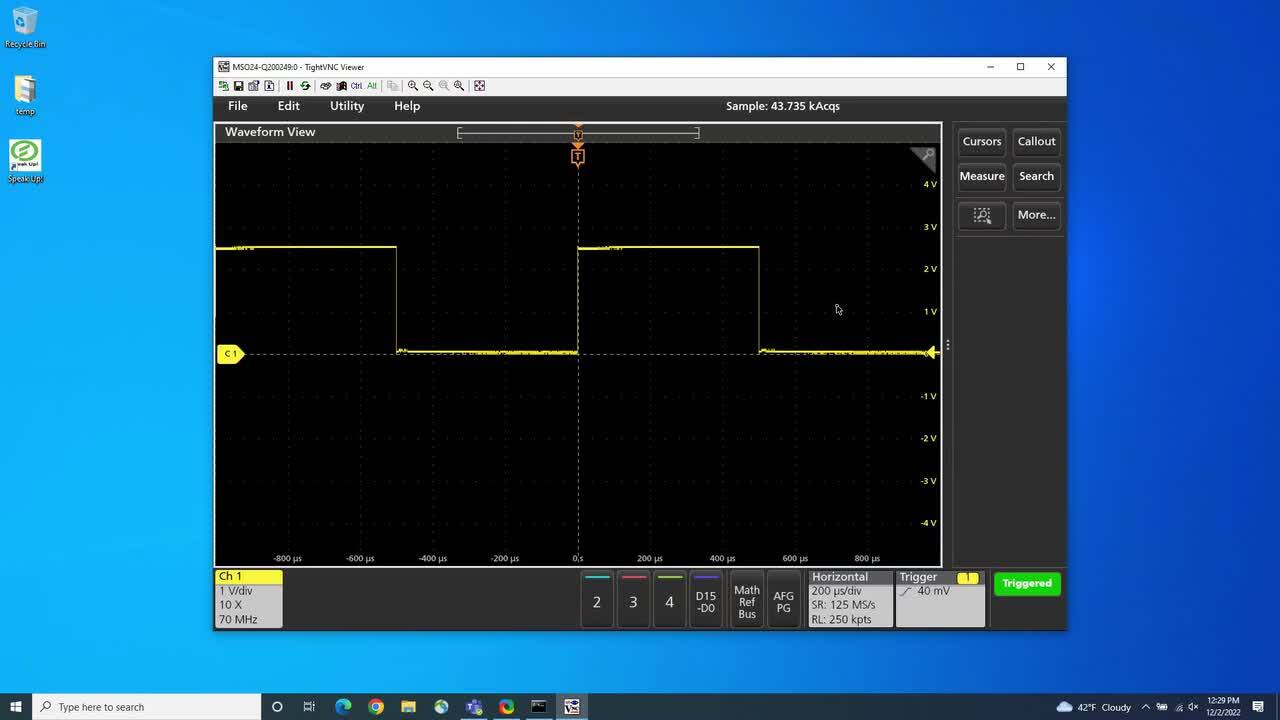 How to Setup VNC for 2 Series MSO Remote Operation | Tektronix