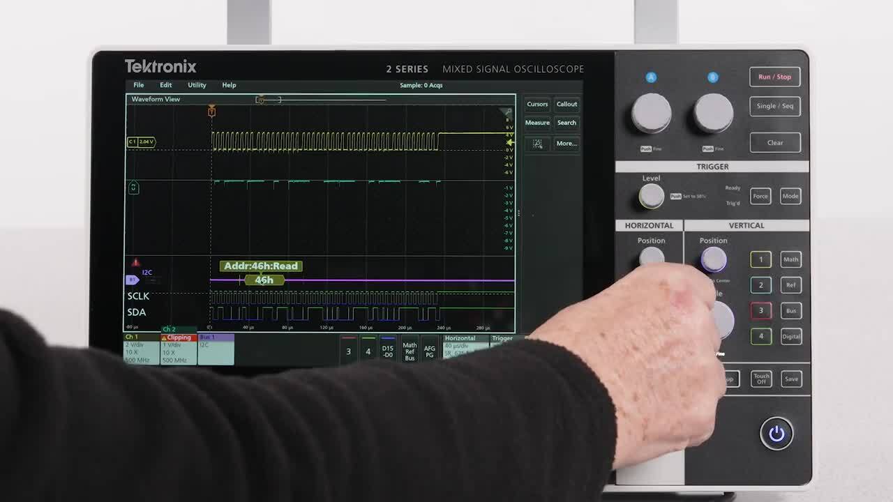 I2C Bus Decoding and Triggering | Tektronix