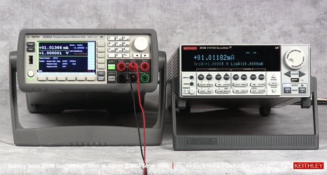 Keithley 2600B SMUs vs Agilent B2900A Series SMUs | Tektronix