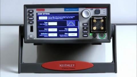 Model 2450 Interactive SourceMeter Instrument - Current vs Sweep ...