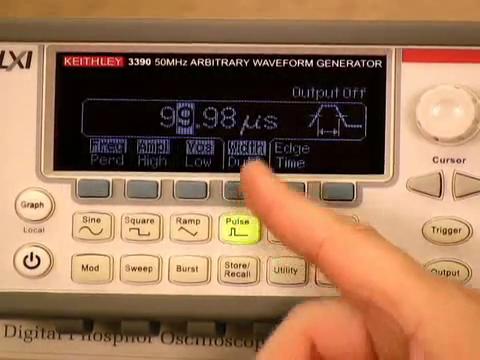 Model 3390 50MHz Arbitrary Waveform-Function Generator - Burst Mode Demonstration | Tektronix