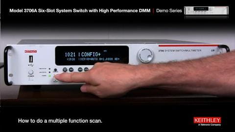 Model 3706A SixSlot System Switch with High Performance DMM Demo Series ...
