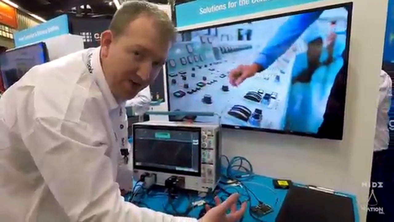 Power Integrity Demo at embeddedworld2019 | Tektronix