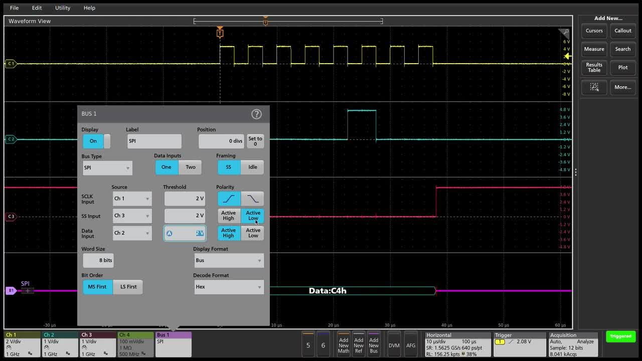 SPI Bus Decoding and Triggering | Tektronix