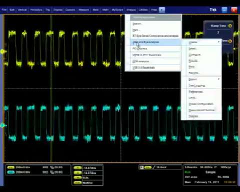 Tektronix DPOJET Real-time Jitter and Timing Analysis | Tektronix