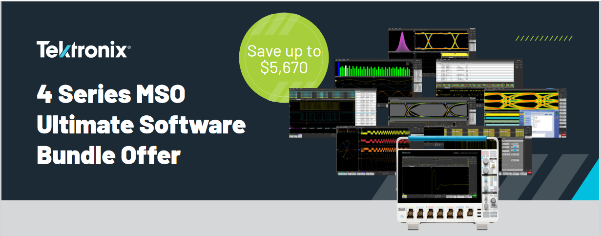 4 Series MSO Ultimate Software Bundle Offer | Tektronix