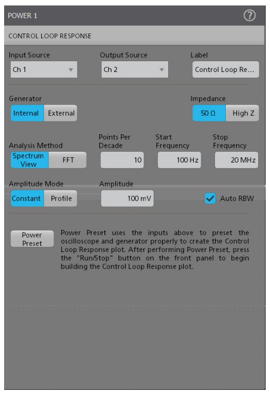 Measuring the Control Loop Response of a Power Supply Using an ...