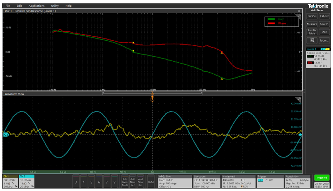 Measuring the Control Loop Response of a Power Supply Using an ...