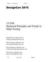 DesignCon 2015 Paper - Statistical Principles and Trends in Mask ...