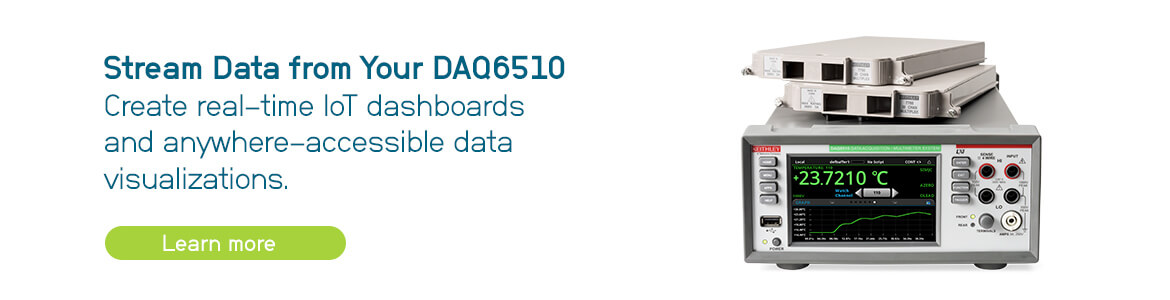 IoT Dashboard for Data Streaming and Visualization | Tektronix