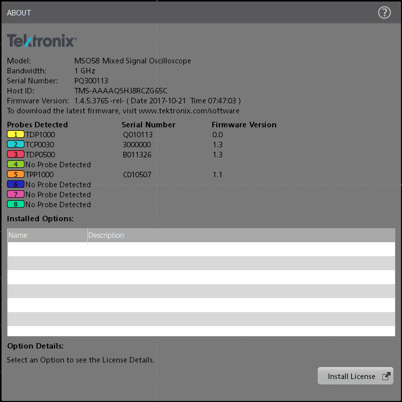 5 or 6 Series MSO Software License Installation Process | Tektronix